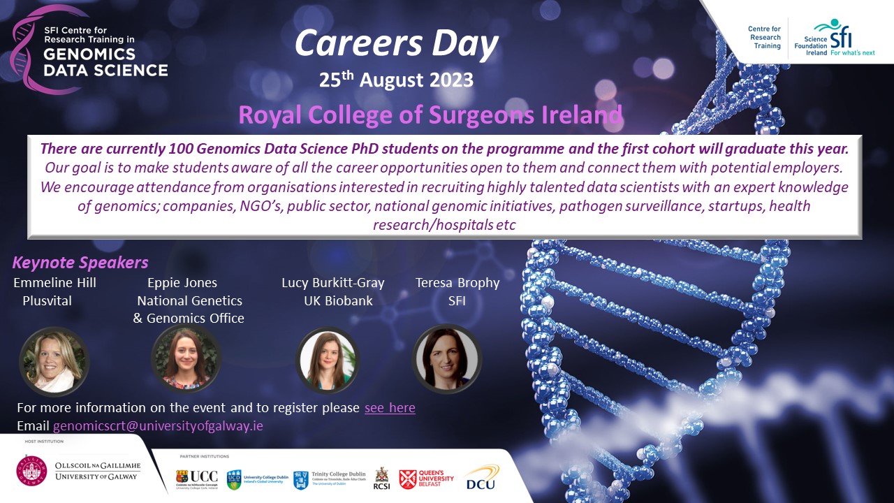 CRT Careers Day! - Genomics Data Science