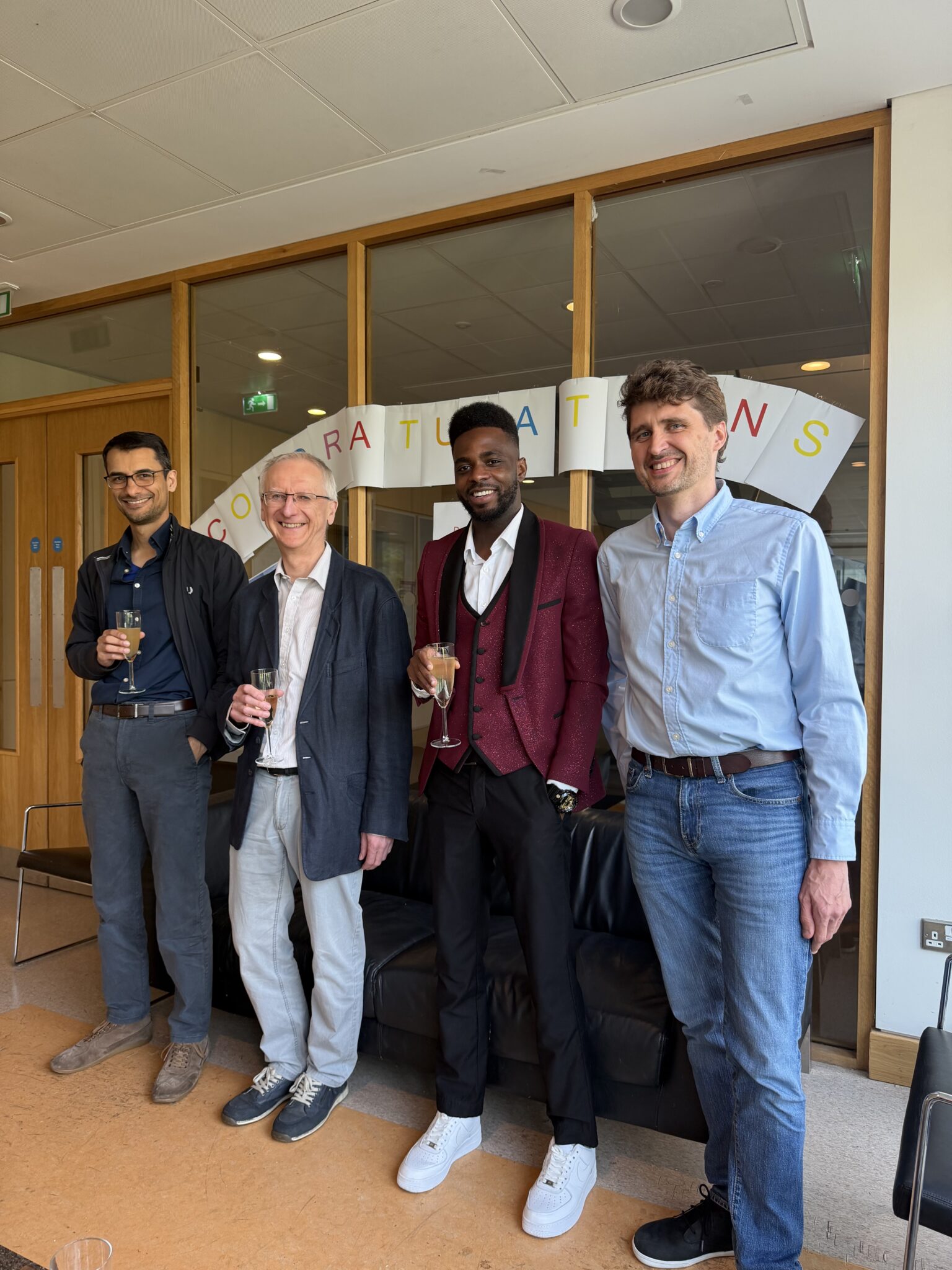 Hugh congratulations to Dr Sodiq Ayobami Hamed, the first of our cohort ...